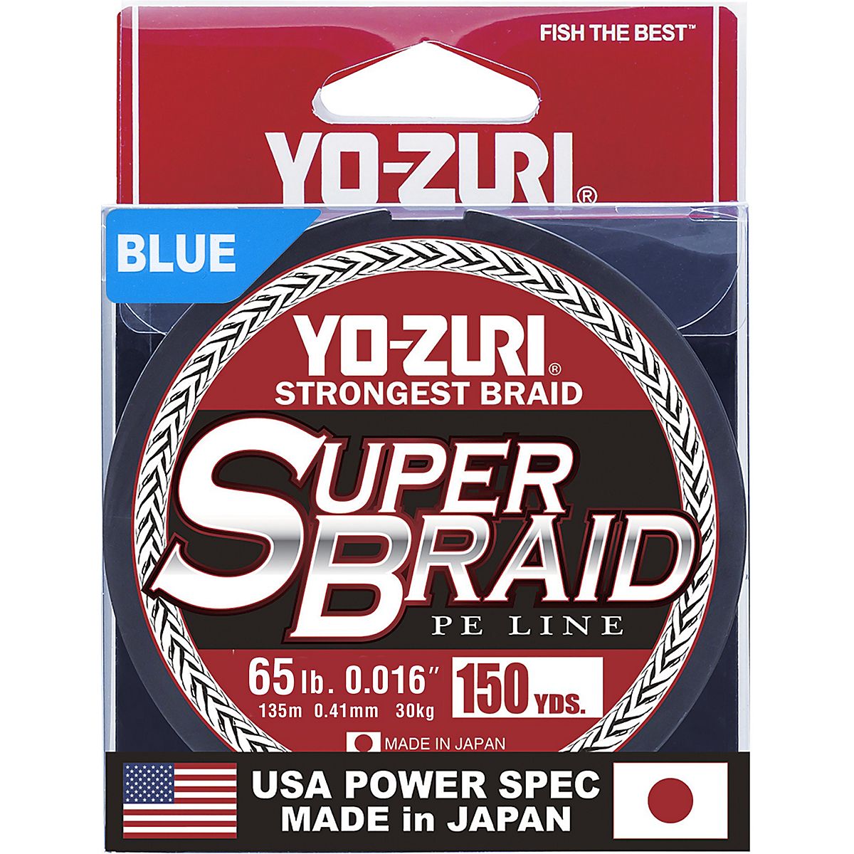 Yo-Zuri SuperBraid Blue 150 yd 65 lb Fishing Line | Academy