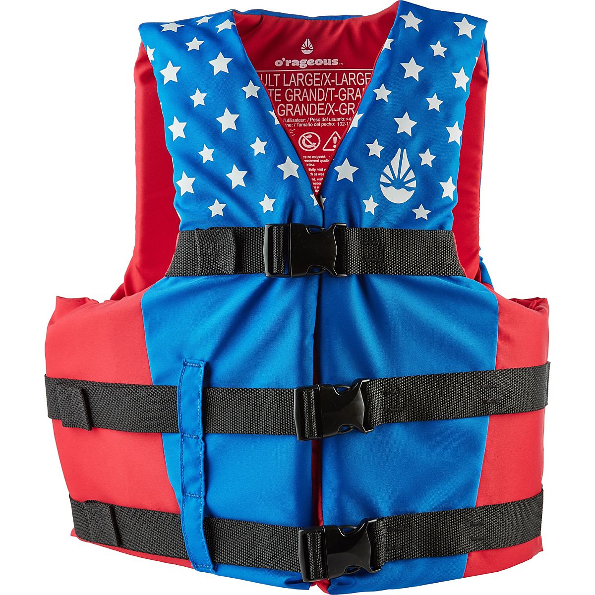O'Rageous Adults' Americana Nylon Life Vest | Academy