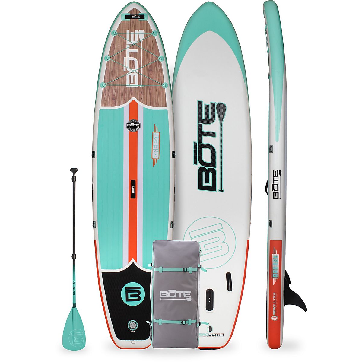 BOTE Breeze Aero 10'8" Classic Teak Inflatable Stand Up Paddle Board ...