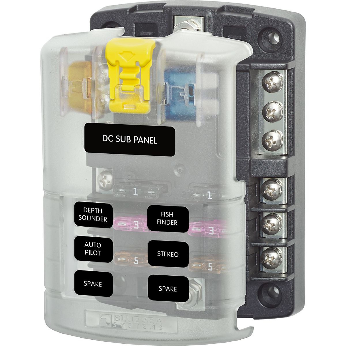 Blue Sea Systems ST Blade 6 Circuit Fuse Block | Academy
