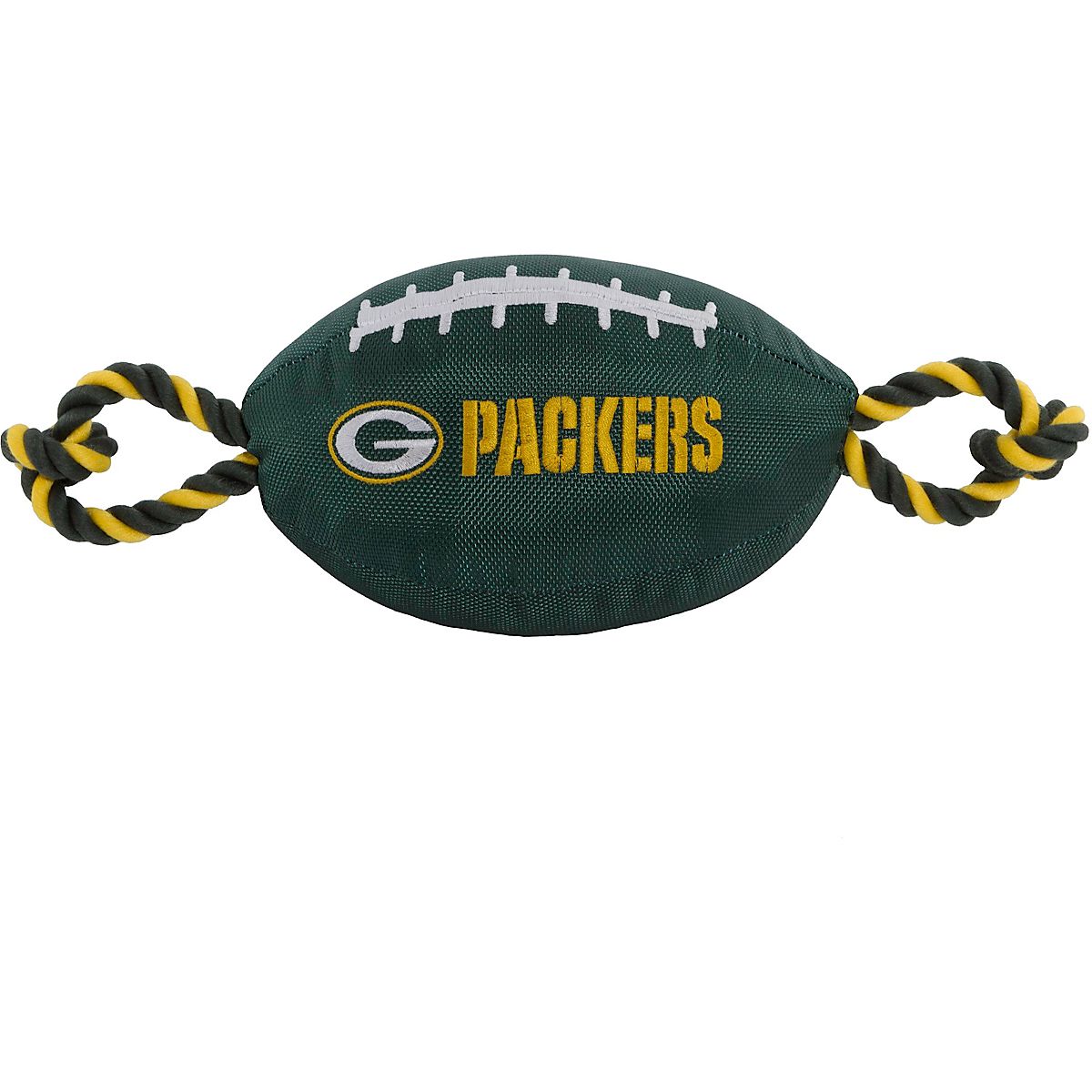 Pets First Green Bay Packers Nylon Football Rope Dog Toy | Academy