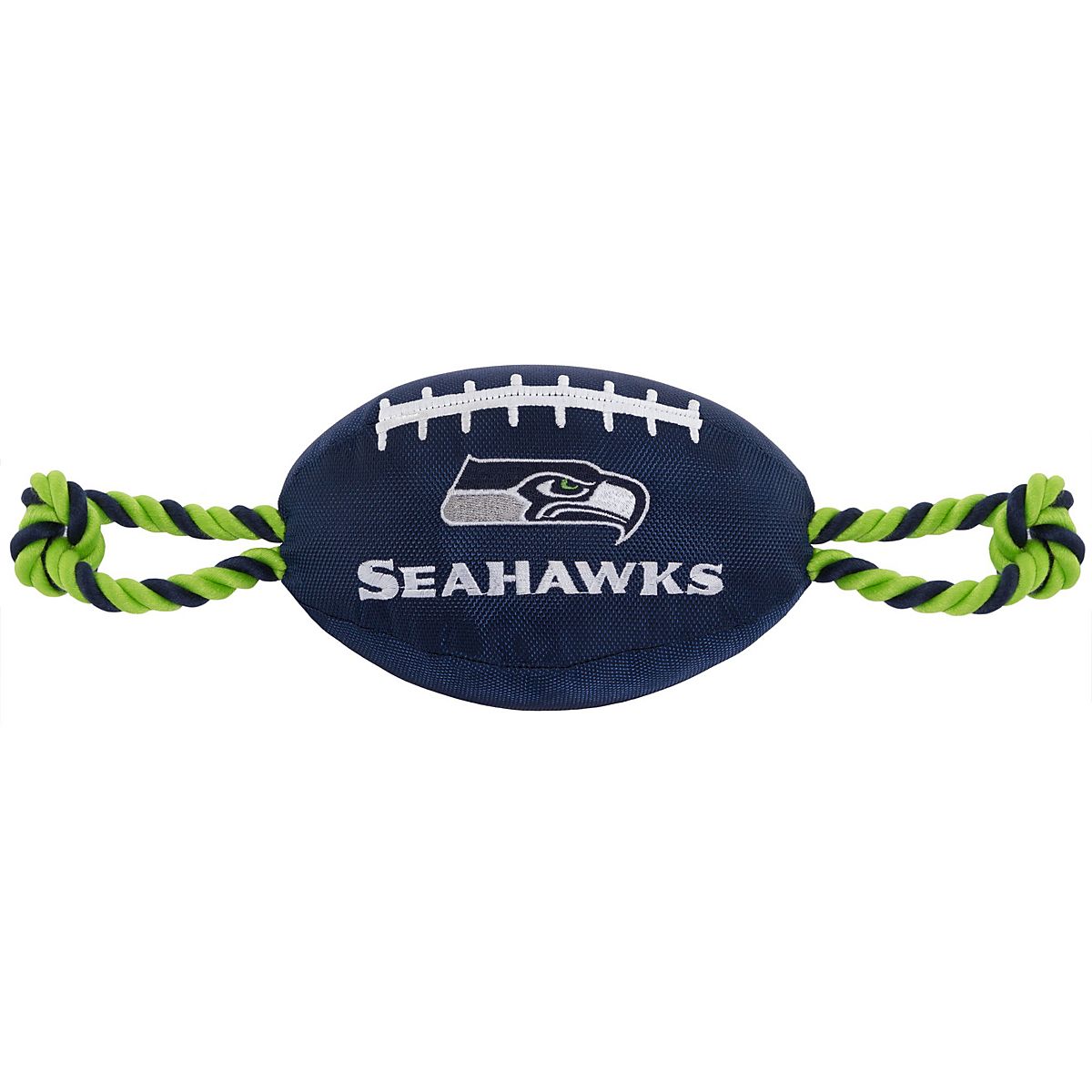 Pets First Seattle Seahawks Nylon Football Rope Dog Toy | Academy