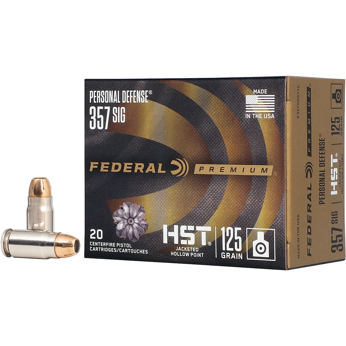 Federal Premium Personal Defense HST 357 Magnum 125-Grain Ammunition ...