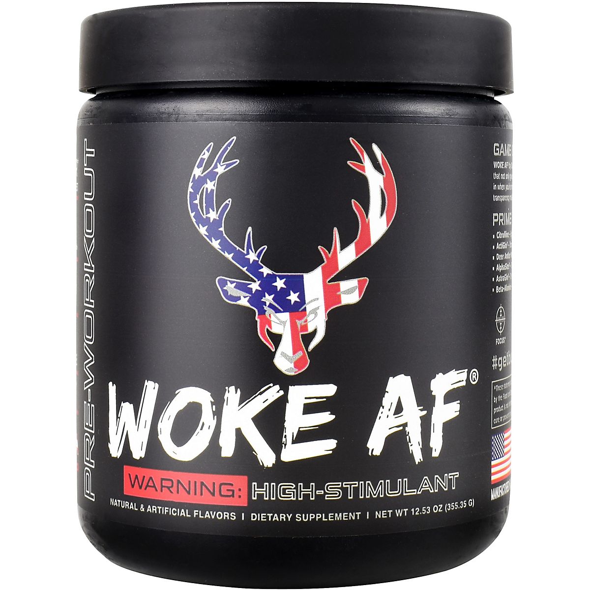Bucked Up Woke AF Pre-Workout Supplement | Academy