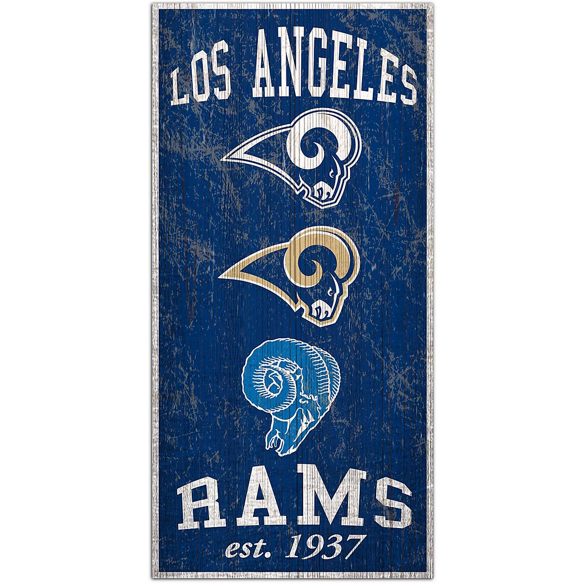 Fan Creations Los Angeles Rams Heritage 6 x 12 Sign | Academy