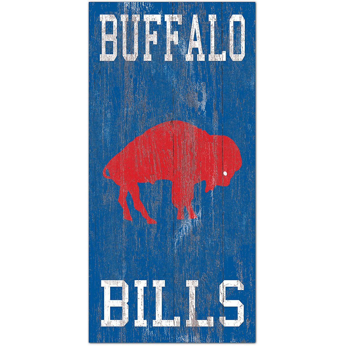 Fan Creations Buffalo Bills 6 in x 12 in Heritage Distressed Logo Sign ...