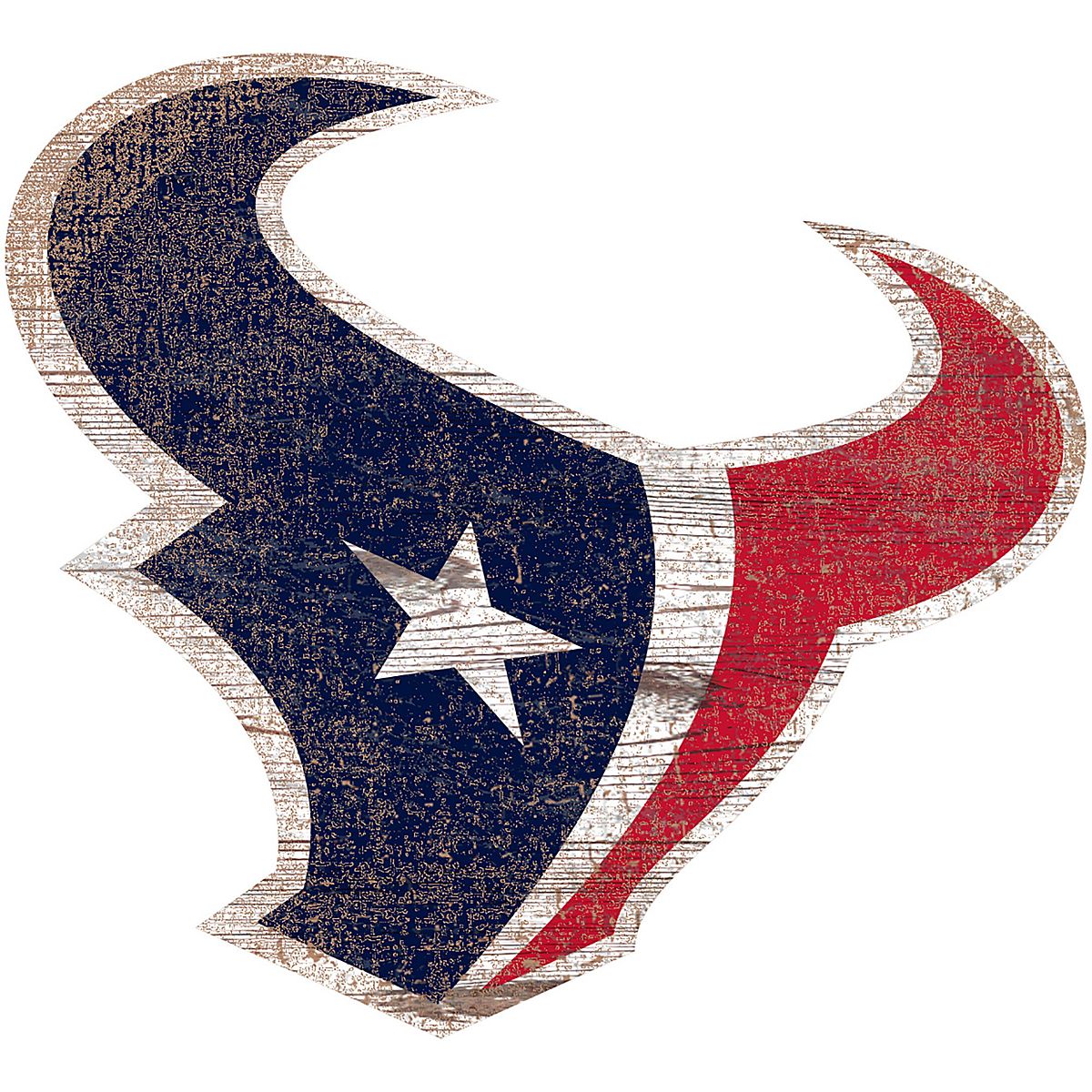 Fan Creations Houston Texans Distressed Logo Cutout Sign | Academy