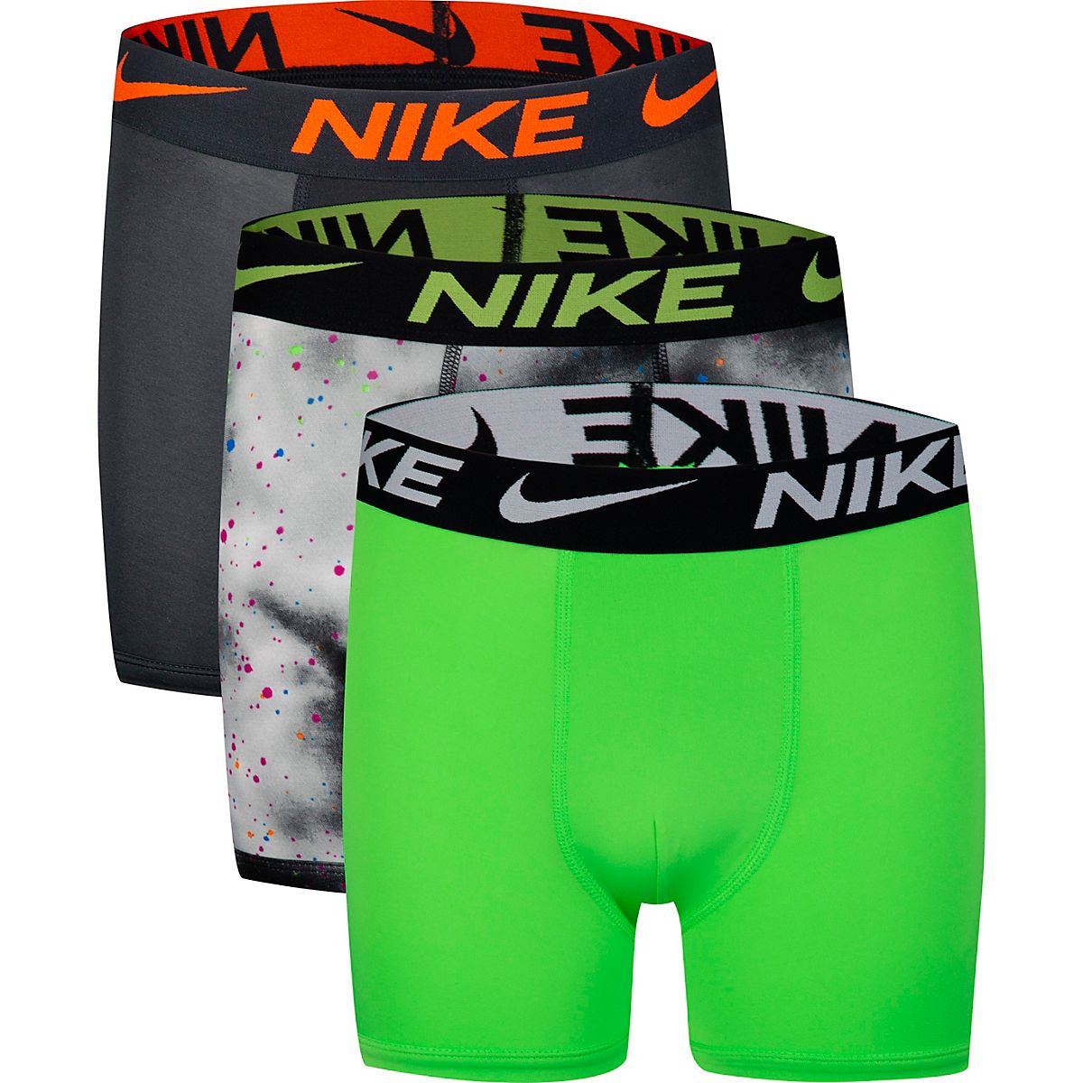 Nike Boys' Print Boxer Briefs 3-Pack | Free Shipping at Academy
