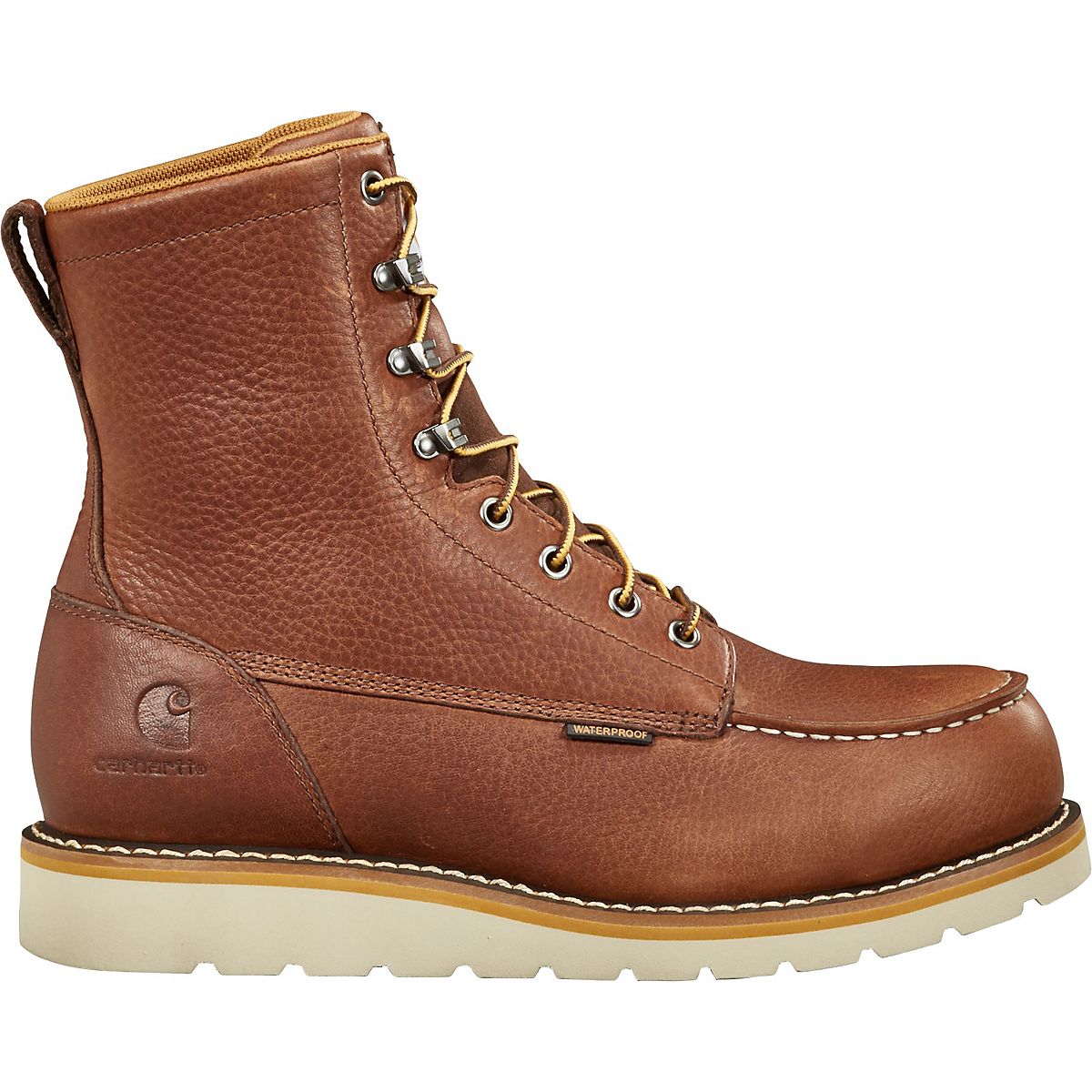 Carhartt Men's Waterproof Moc Steel Toe Wedge Work Boots | Academy