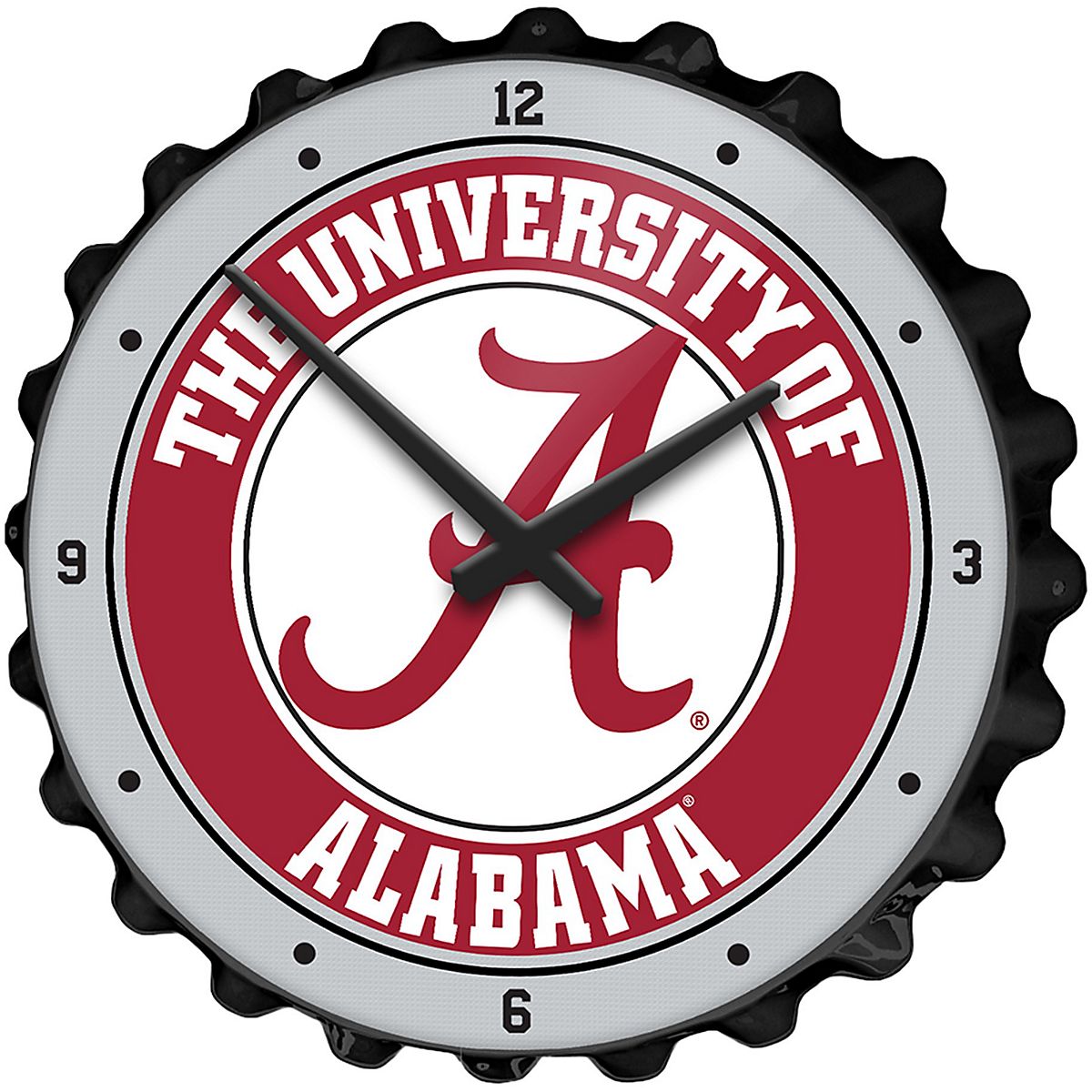 The Fan-Brand University of Alabama Bottle Cap Clock | Academy