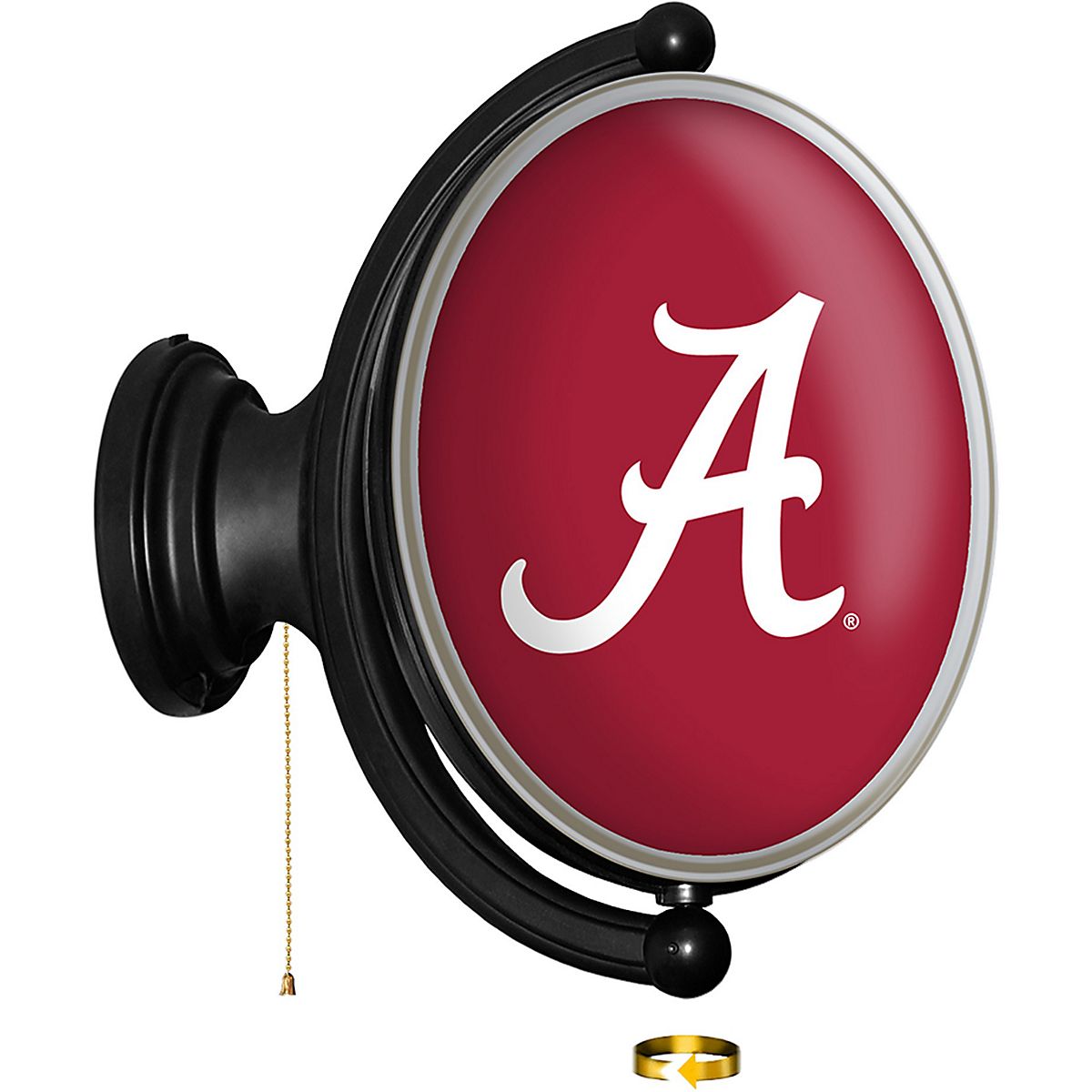 The Fan-Brand University of Alabama Oval Rotating Lighted Sign | Academy