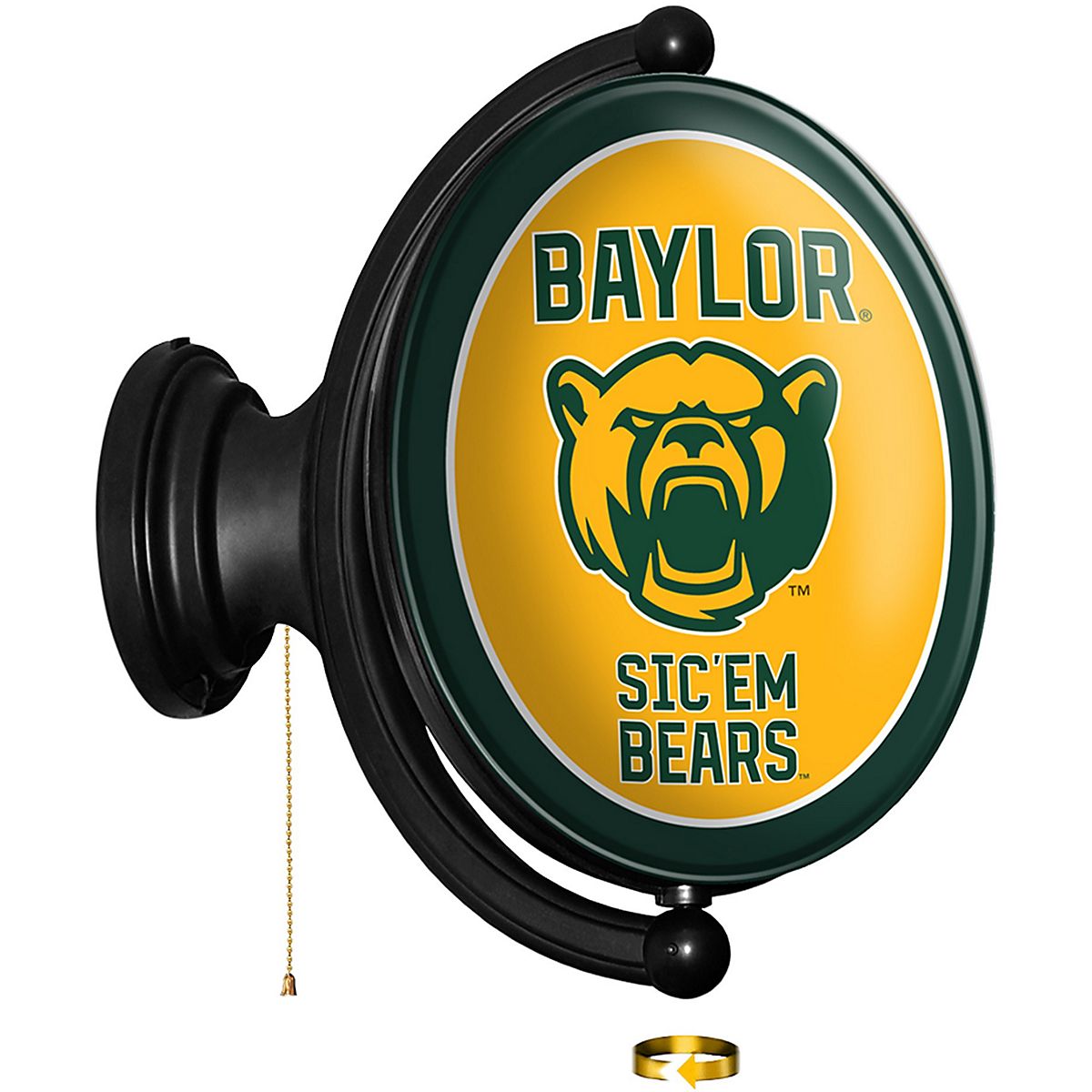 The Fan-Brand Baylor University Oval Rotating Lighted Sign | Academy