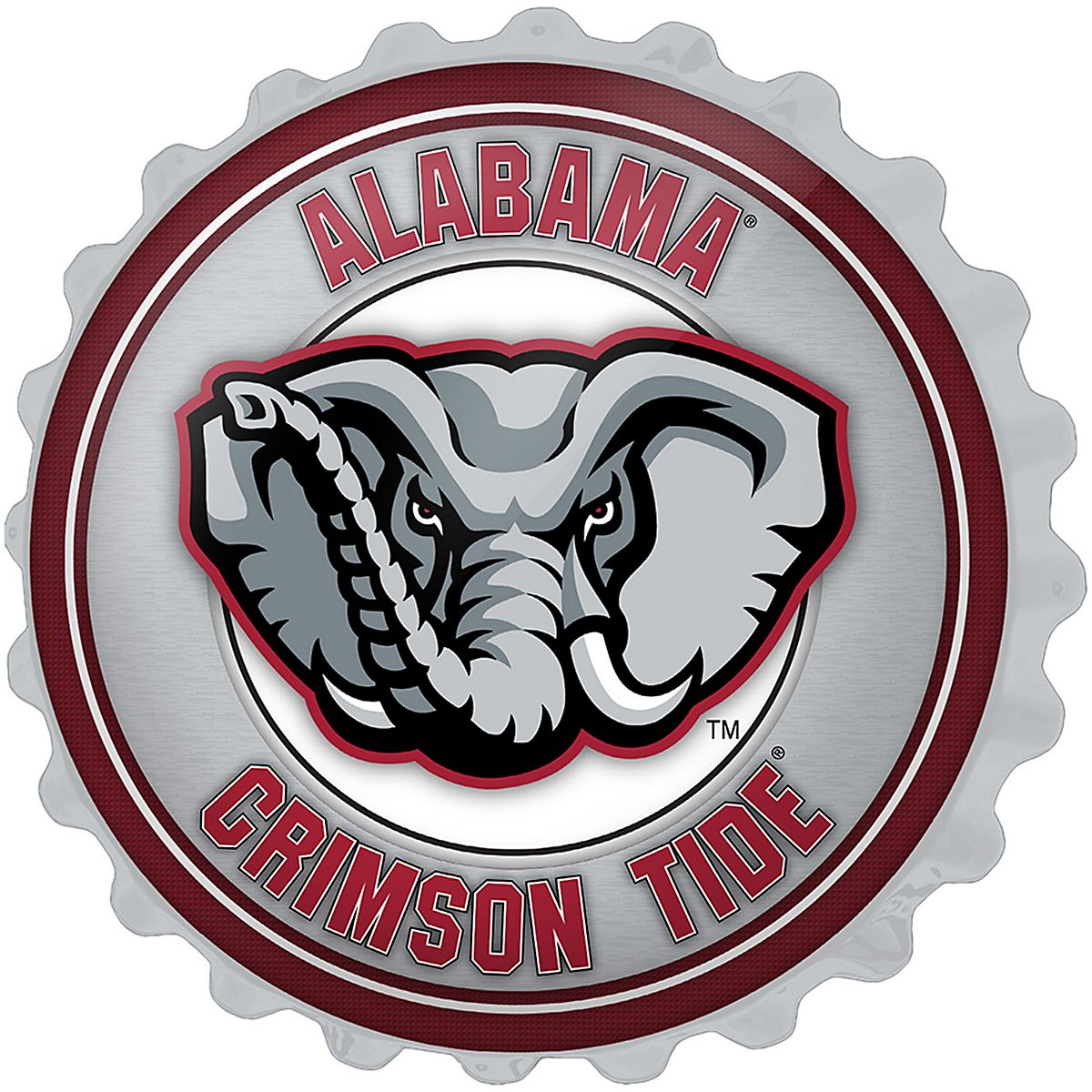The Fan-Brand University of Alabama Logo Bottle Cap Sign | Academy
