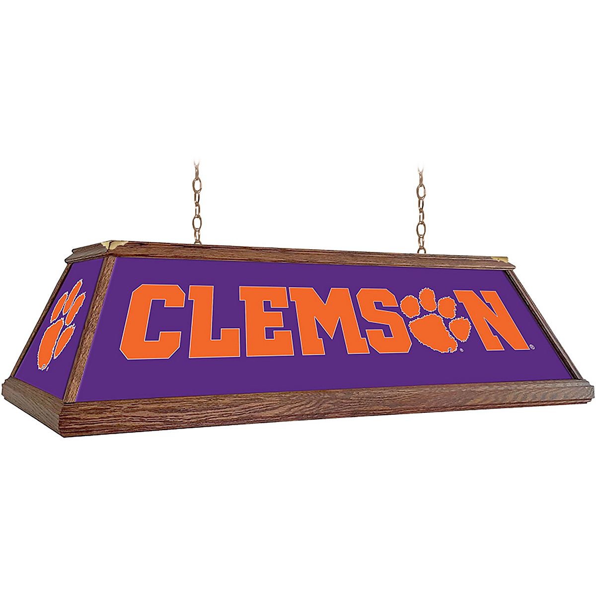 The Fan-Brand Clemson University Premium Wood Pool Table Light | Academy