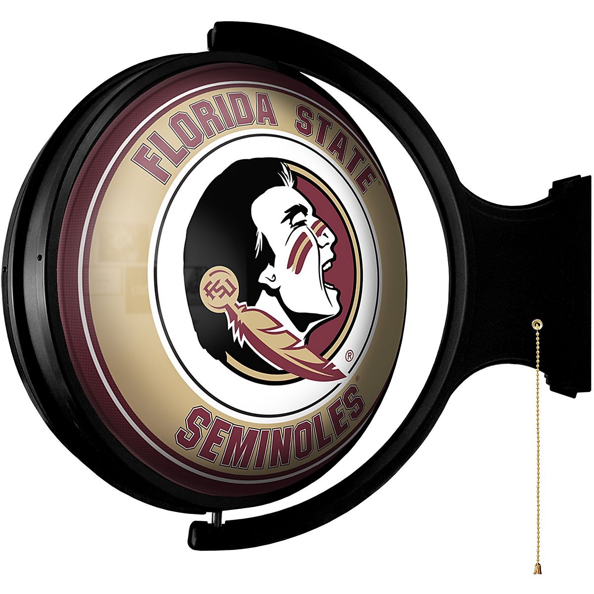 The Fan-Brand Florida State University Round Rotating Lighted Sign ...