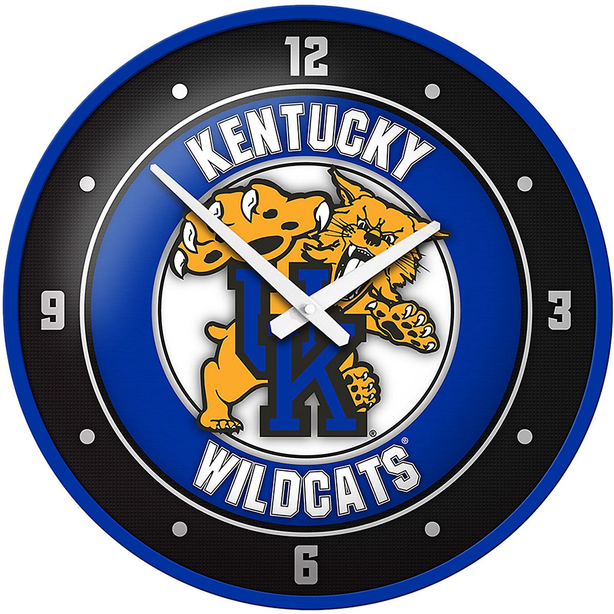 The Fan-Brand University of Kentucky Mascot Modern Disc Clock | Academy