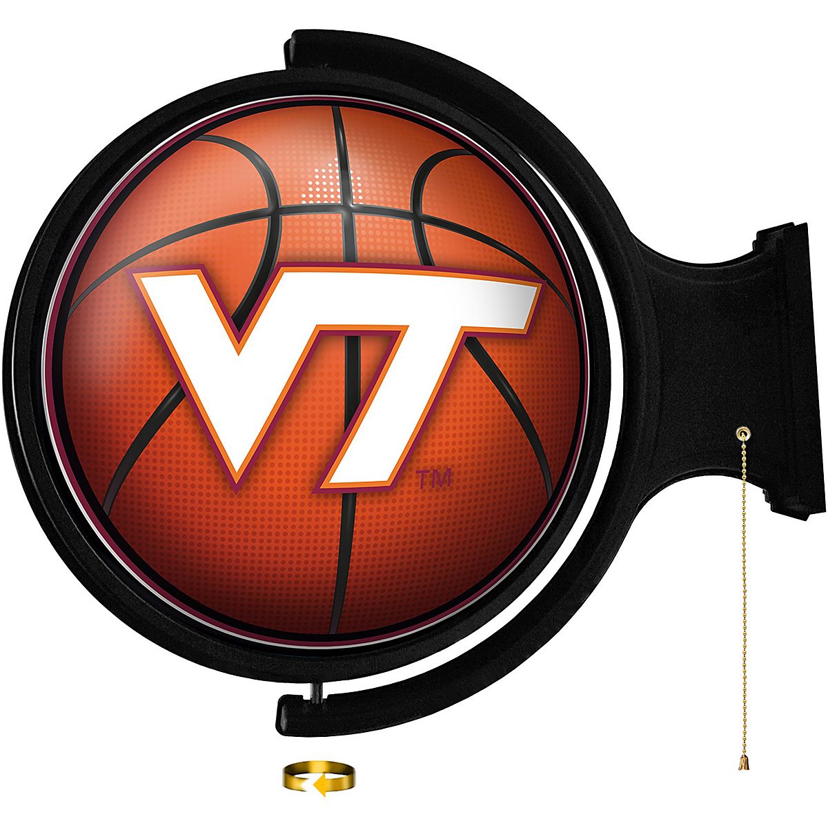 The Fan-Brand Virginia Tech Original Round Rotating Lighted Sign | Academy