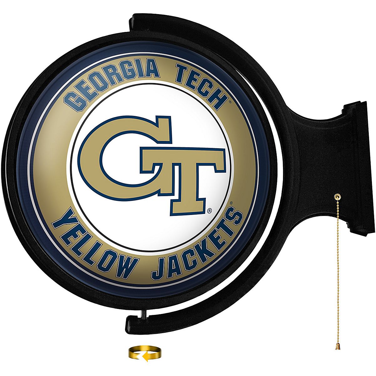 The Fan-Brand Georgia Tech Round Rotating Lighted Sign | Academy