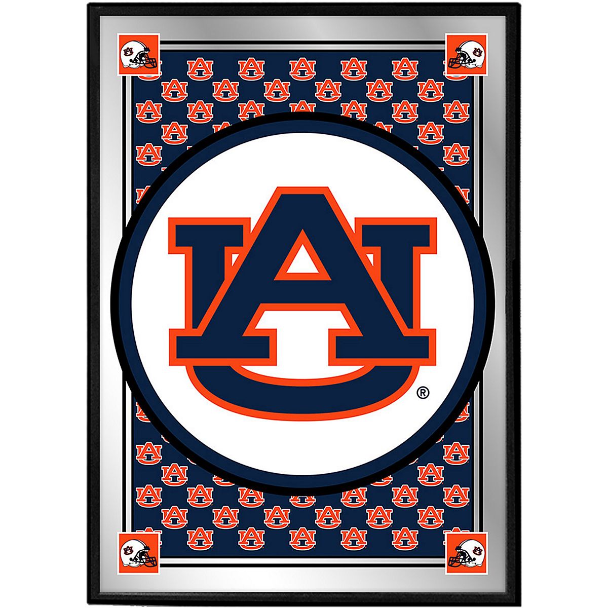 The Fan-Brand University of Auburn Team Spirit Framed Mirrored Wall ...
