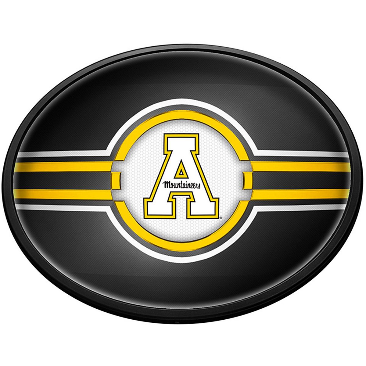 The Fan-Brand Appalachian State University Original Round Oval Slimline ...