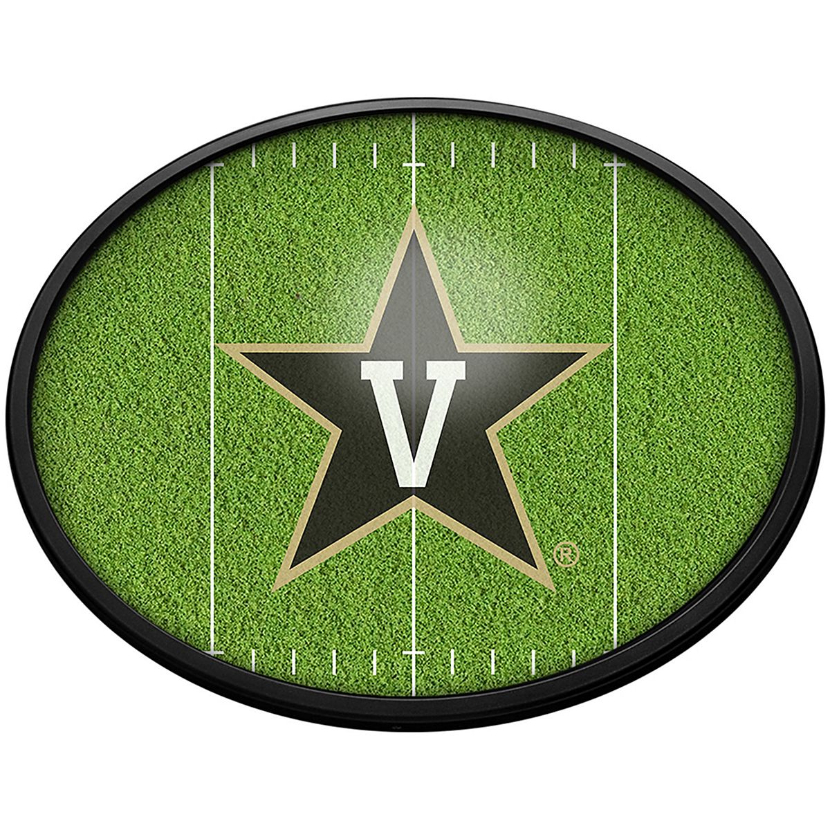 The Fan-Brand Vanderbilt University On the 50 Oval Slimline Lighted ...