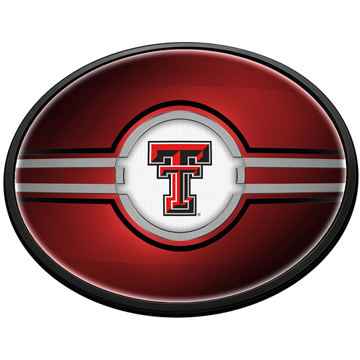 The Fan-Brand Texas Tech University Oval Slimline Lighted Wall Sign ...