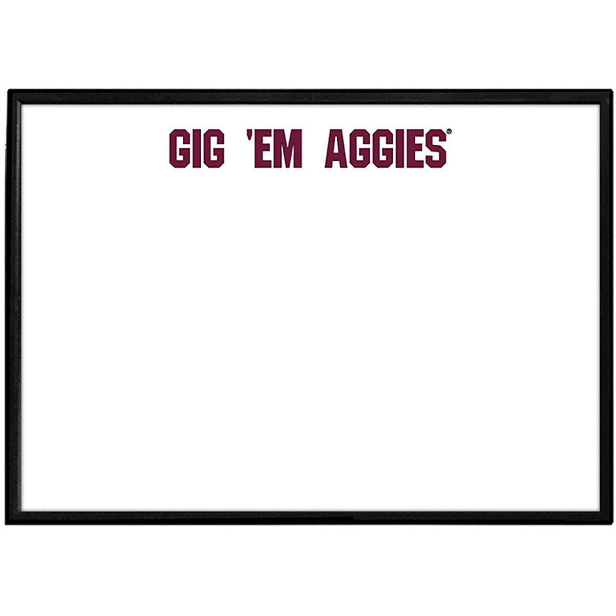 The Fan-Brand Texas A&M University Gig Em’ Aggies Dry Erase Sign | Academy