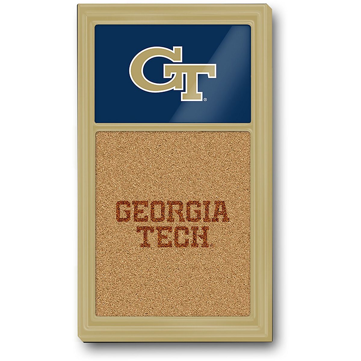 The Fan-Brand Georgia Tech University Dual Logo Cork Note Board | Academy