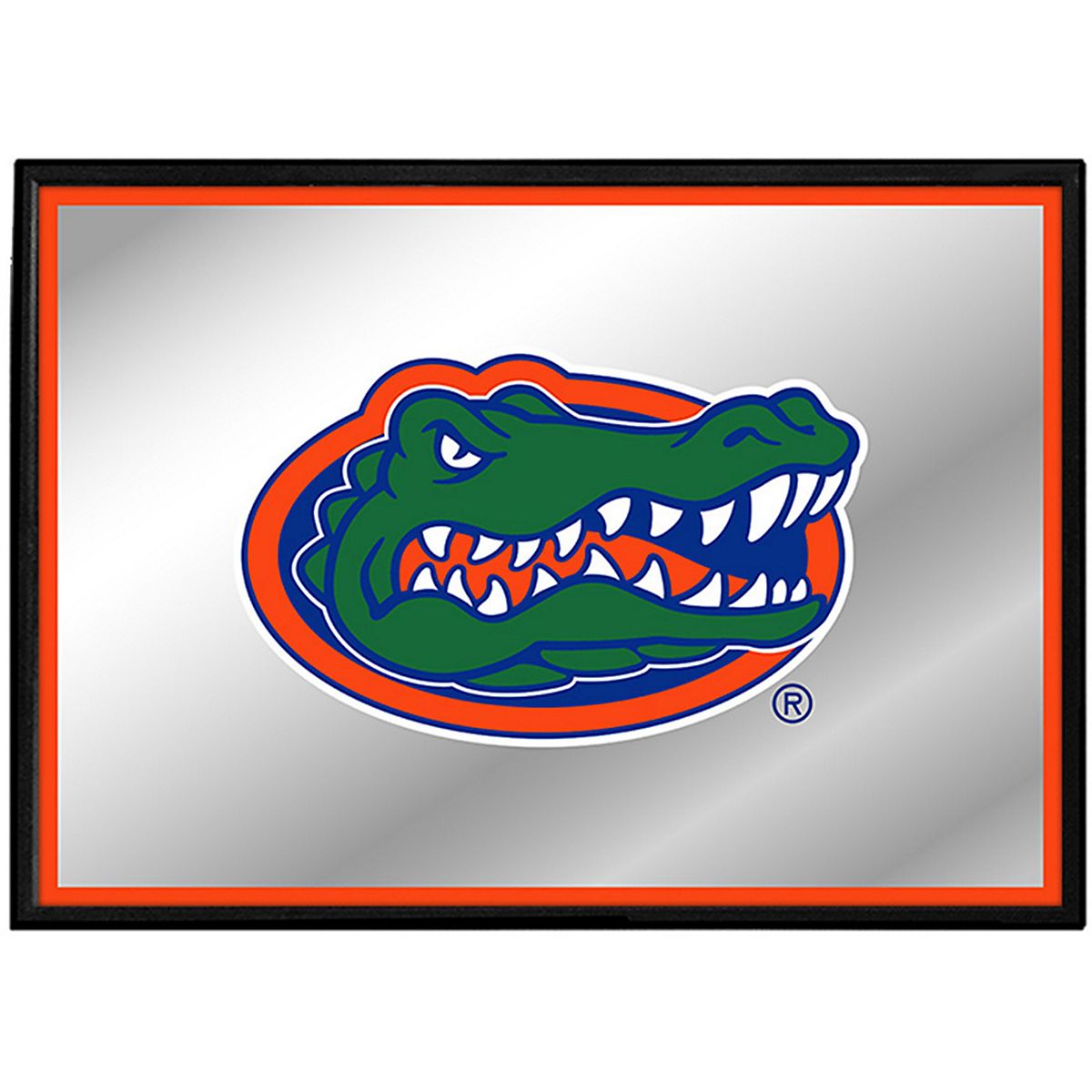 The Fan-Brand University of Florida Logo Framed Mirrored Wall Sign ...