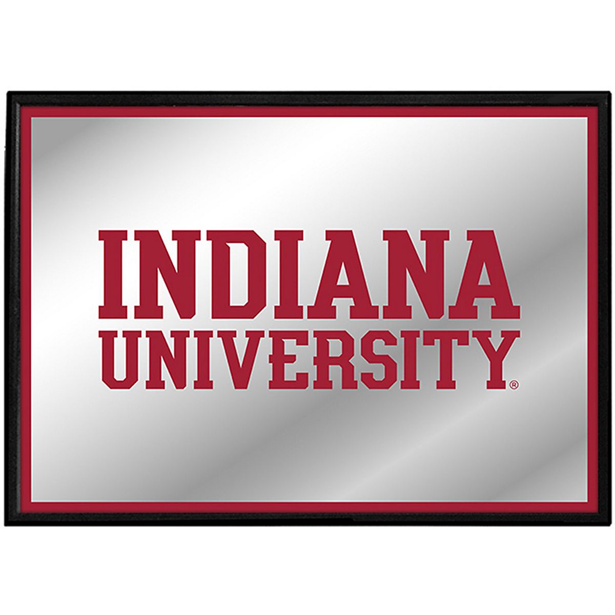 The Fan-Brand Indiana University Framed Mirrored Wall Sign | Academy