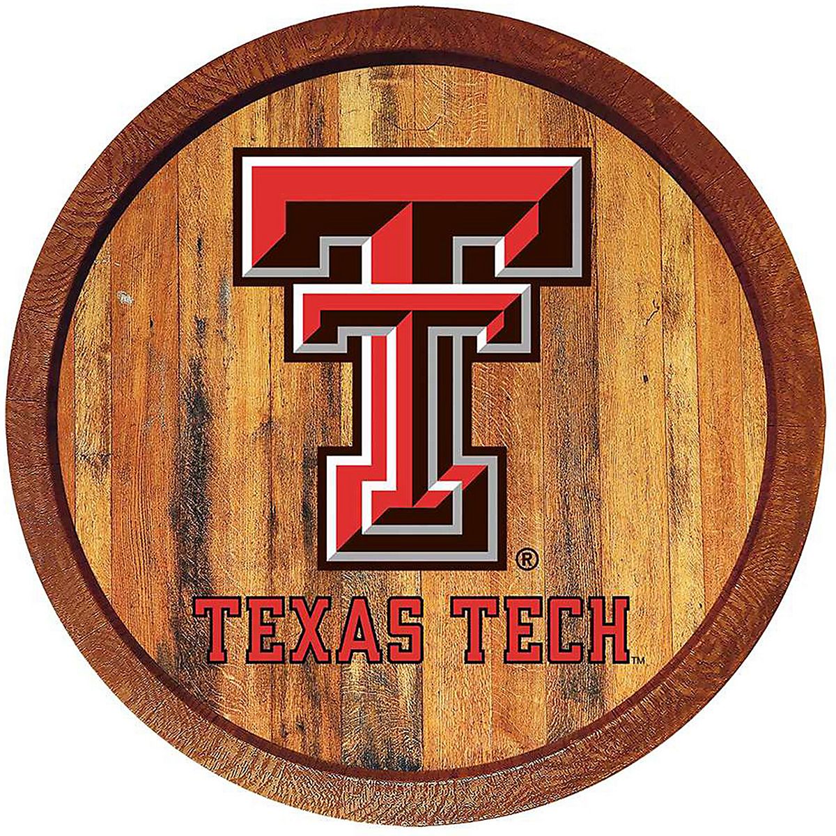The Fan-Brand Texas Tech University Faux Barrel Top Sign | Academy