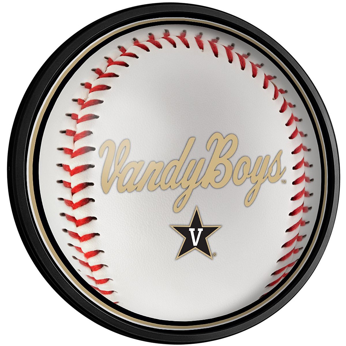 The Fan-Brand Vanderbilt University Vandy Boys Slimline Lighted Wall ...