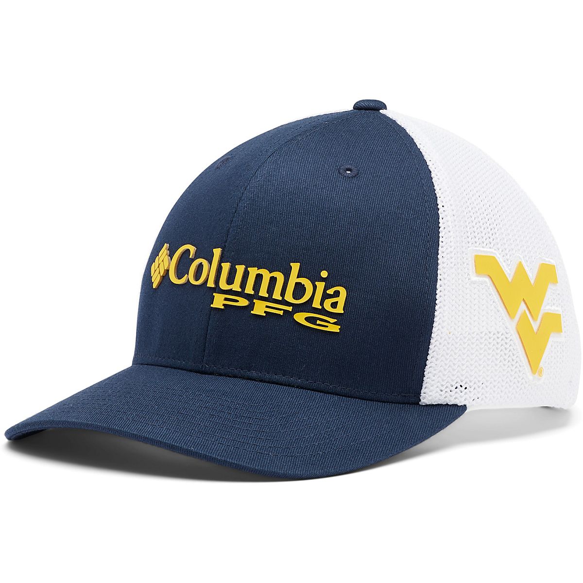 Columbia Sportswear Men's West Virginia University PFG Mesh Snapback ...