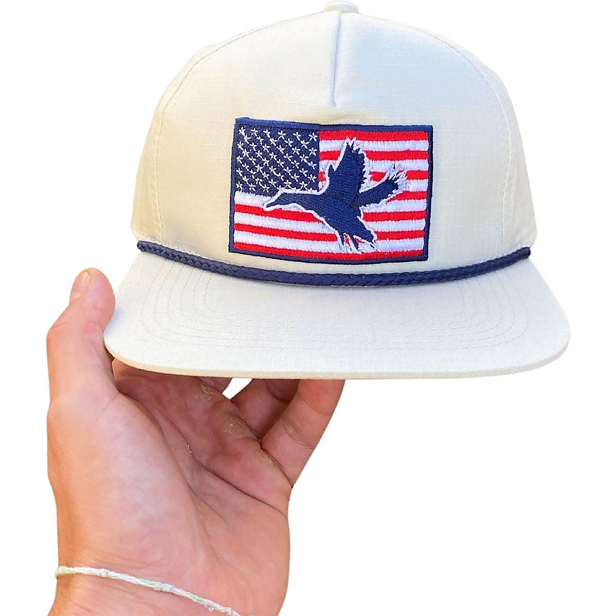 BURLEBO Men's American Flag Duck Cap | Free Shipping at Academy