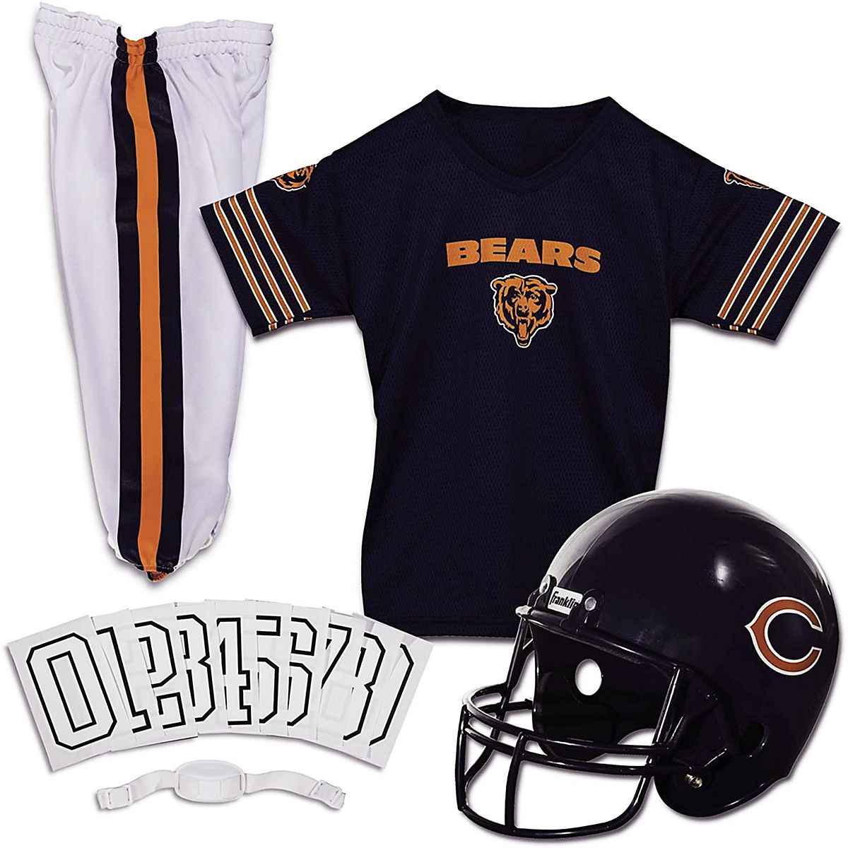 Franklin Youth Chicago Bears Deluxe Football Uniform Set | Academy