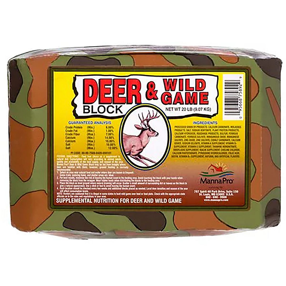 Manna Pro Top Score Deer and Wild Game 20 lb Block | Academy
