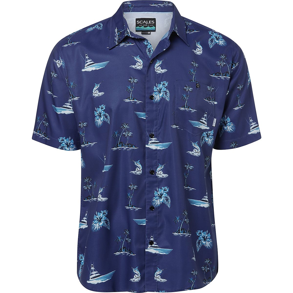 SCALES Men's Sporty Button Down Shirt | Free Shipping at Academy