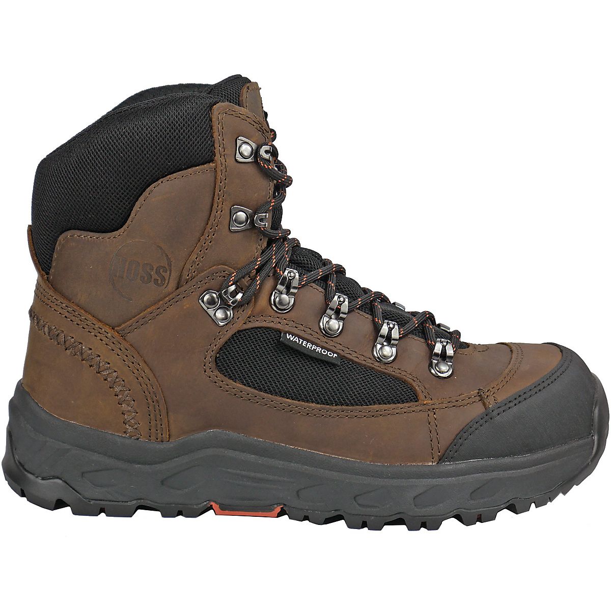 Hoss Boot Company Men's Blocker 6in PR Aluminum Safety Toe Lace Up Work ...