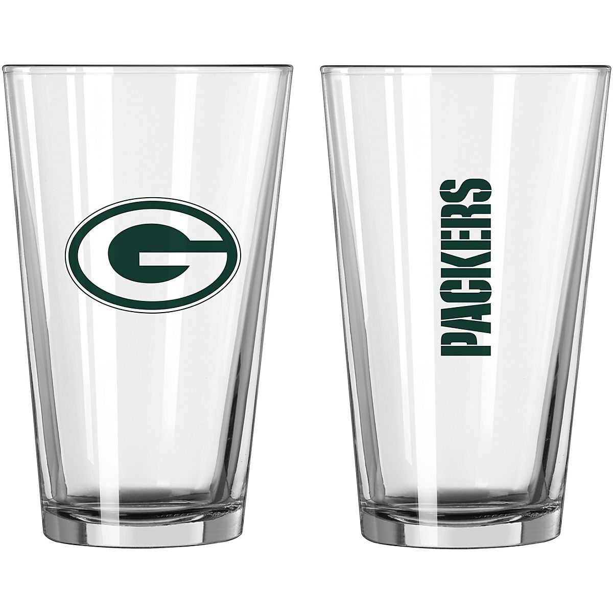 Logo Brands Green Bay Packers 16 oz Gameday Pint Glass | Academy