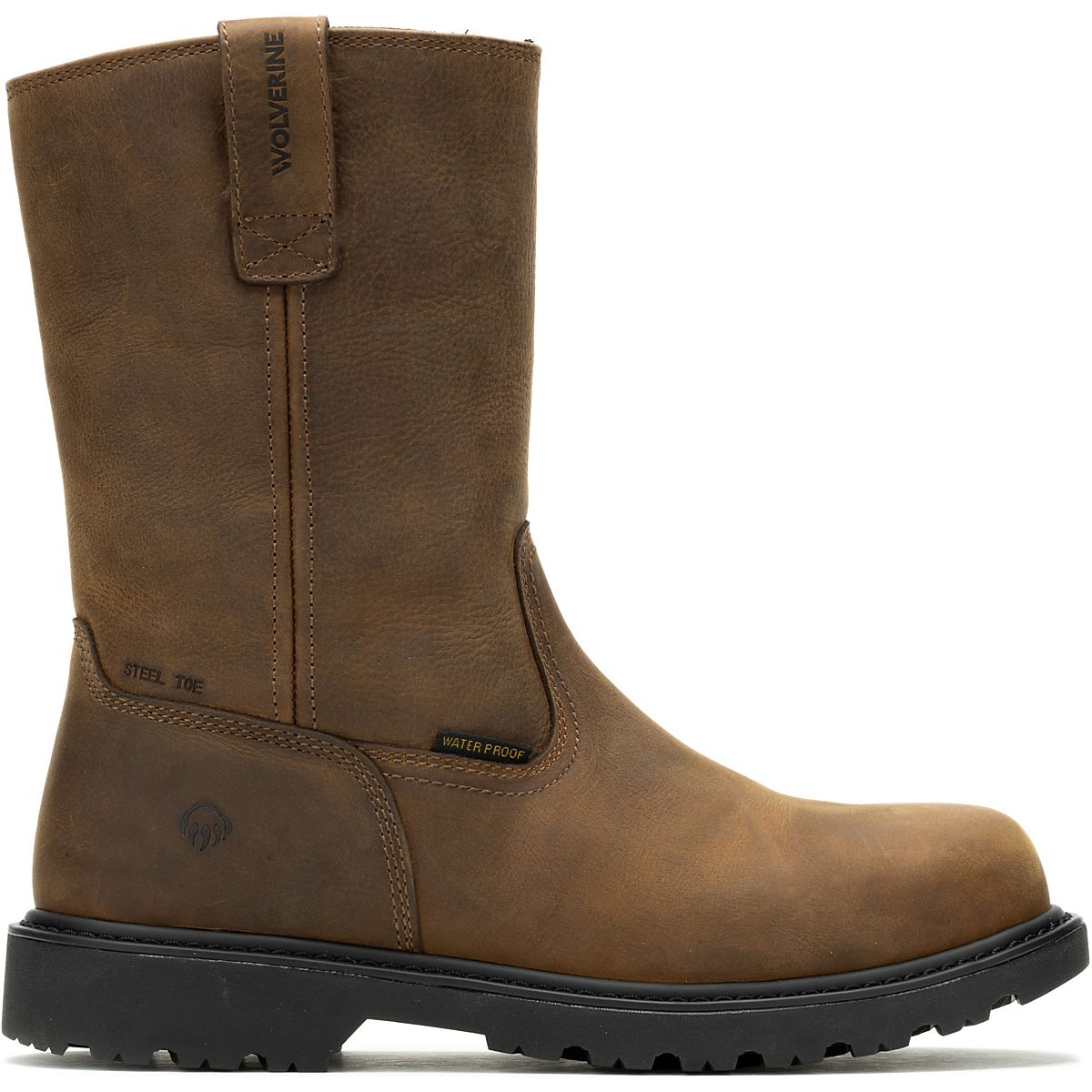 Wolverine Men's Iron Ridge II EH Steel Toe Wellington Work Boots | Academy