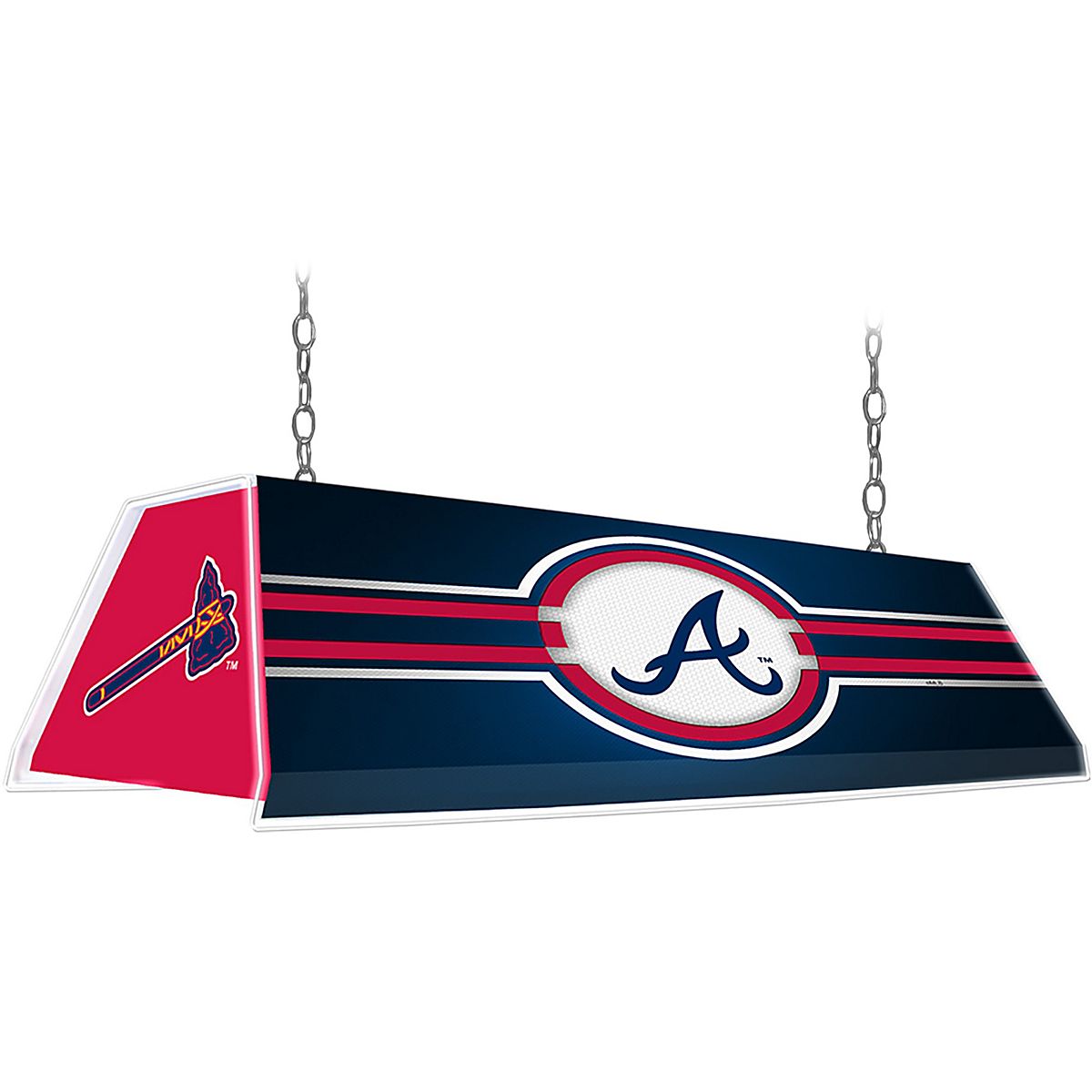 The Fan-Brand Atlanta Braves Edge Glow Pool Table Light | Academy