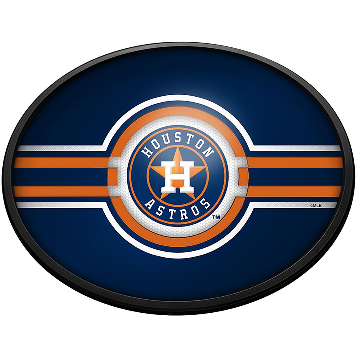 The Fan-Brand Houston Astros Oval Slimline Lighted Wall Sign | Academy