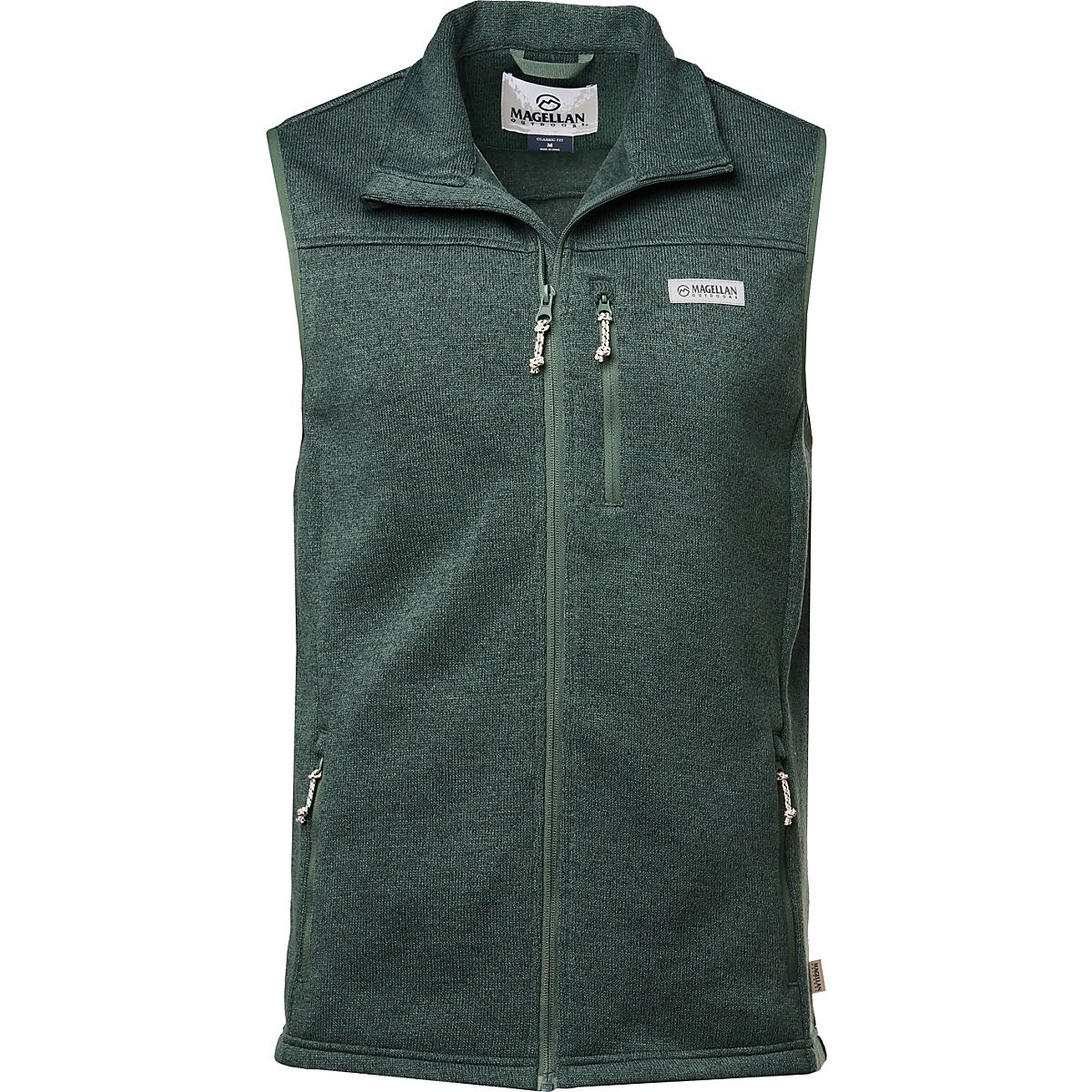 Magellan Outdoors Men’s Campfire Sweater Fleece Vest | Academy