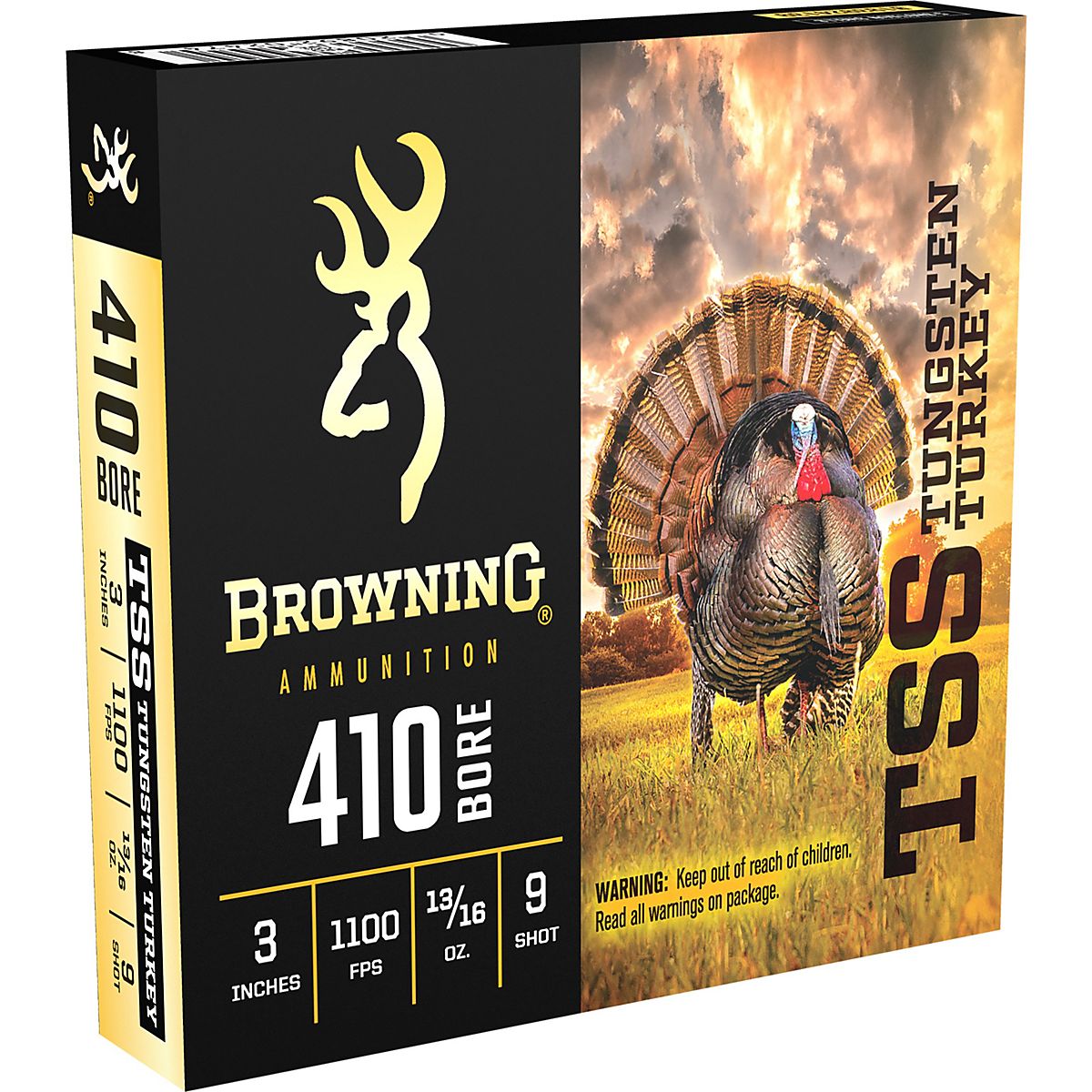 Browning TSS Tungsten Turkey 410 Gauge #9 Shotshells - 5 Rounds | Academy