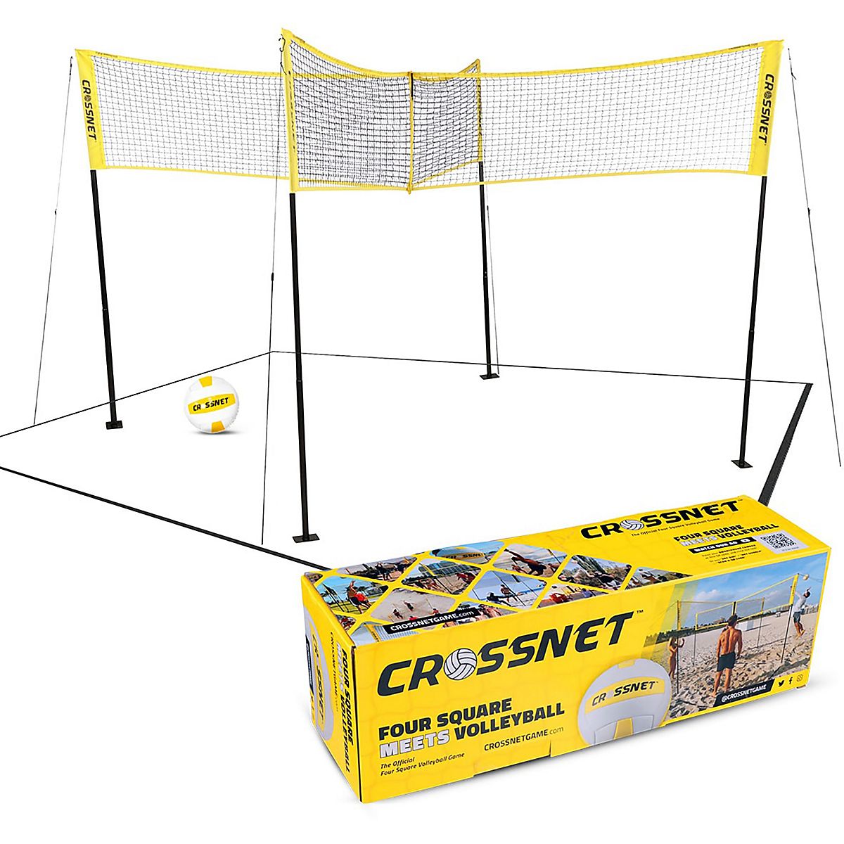 Crossnet 4 Square Volleyball Game | Academy