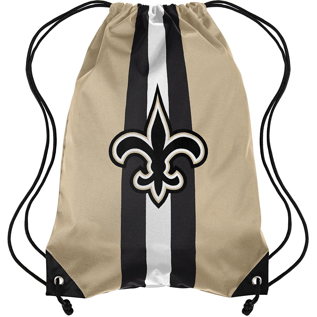 Forever Collectibles New Orleans Saints Team Stripe Drawstring Backpack ...