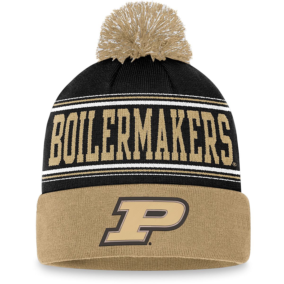 Top of the World Men's Purdue University Fashion Knit Cuffed Beanie ...