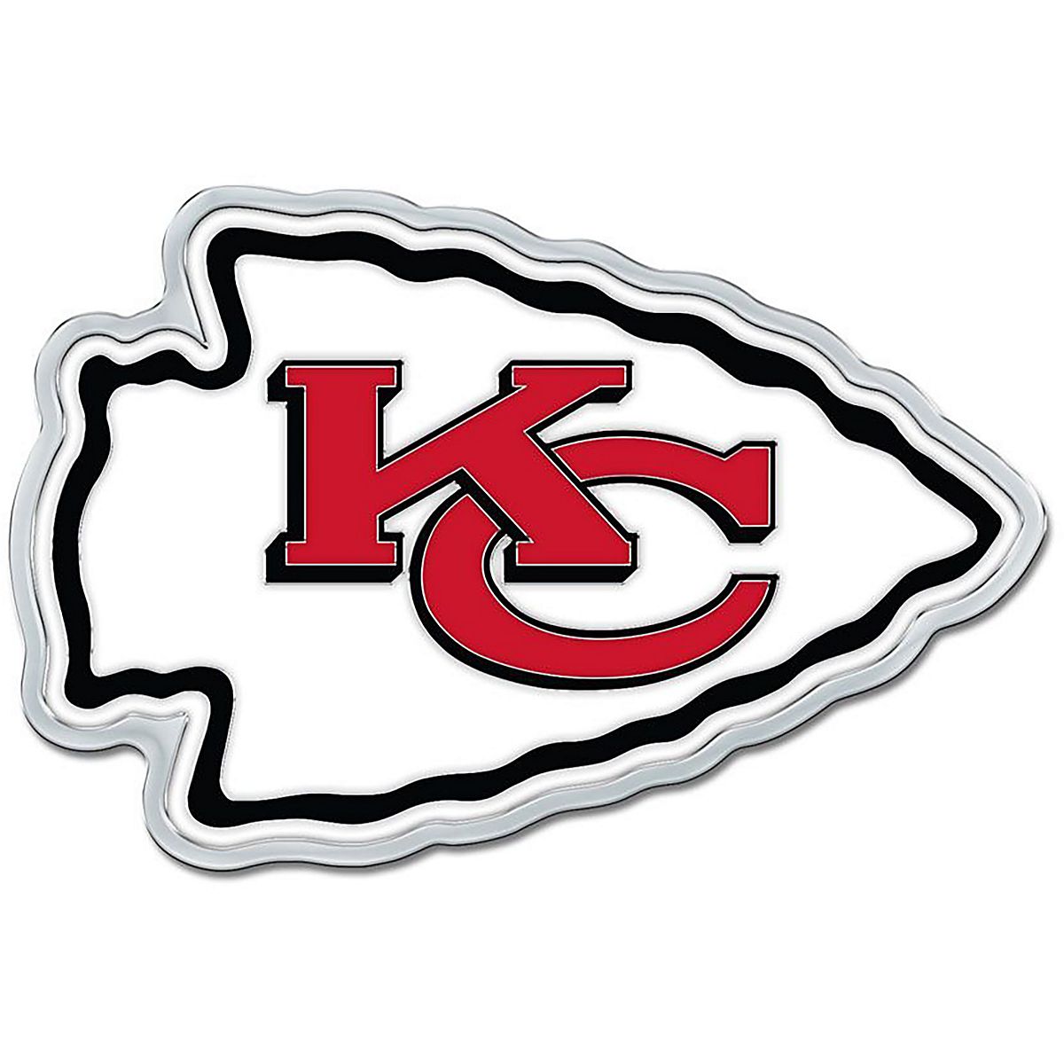 WinCraft Kansas City Chiefs Color Chrome Auto Emblem | Academy
