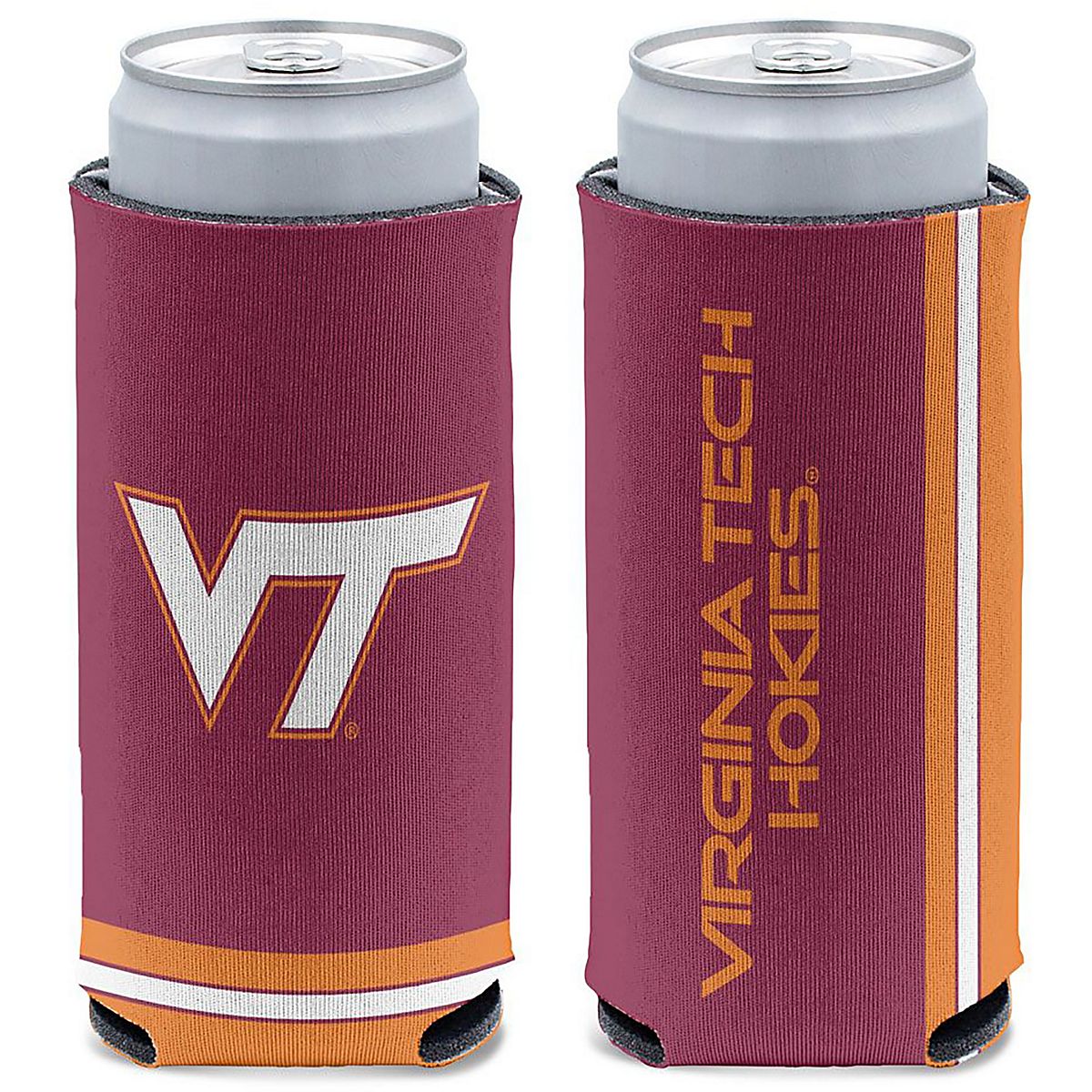 WinCraft Virginia Tech Primary Logo Slim Can Cooler | Academy