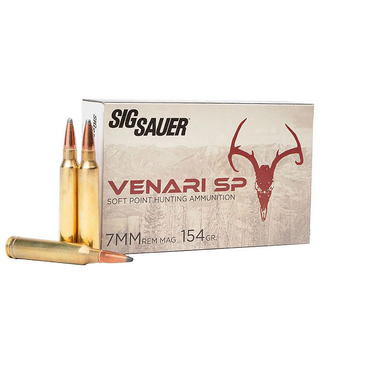 SIG SAUER Venari 7mm Remington Magnum Rifle Ammunition - 20 Rounds ...